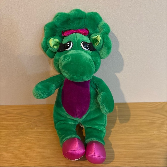Toys | Baby Bop Green Purple 14 Dinosaur Plush Stuffed Animal Toy ...